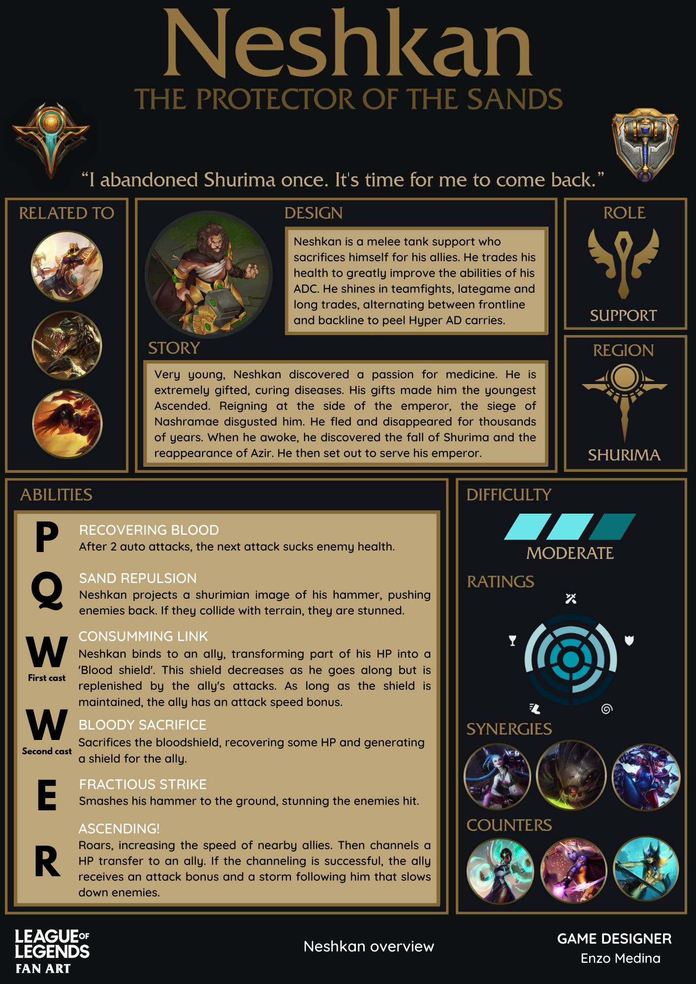 Neshkan - Champion - Enzo Médina